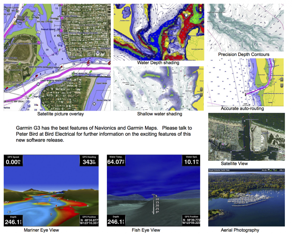 Garmin Navionics G3 Maps - Integrates the best features of both
